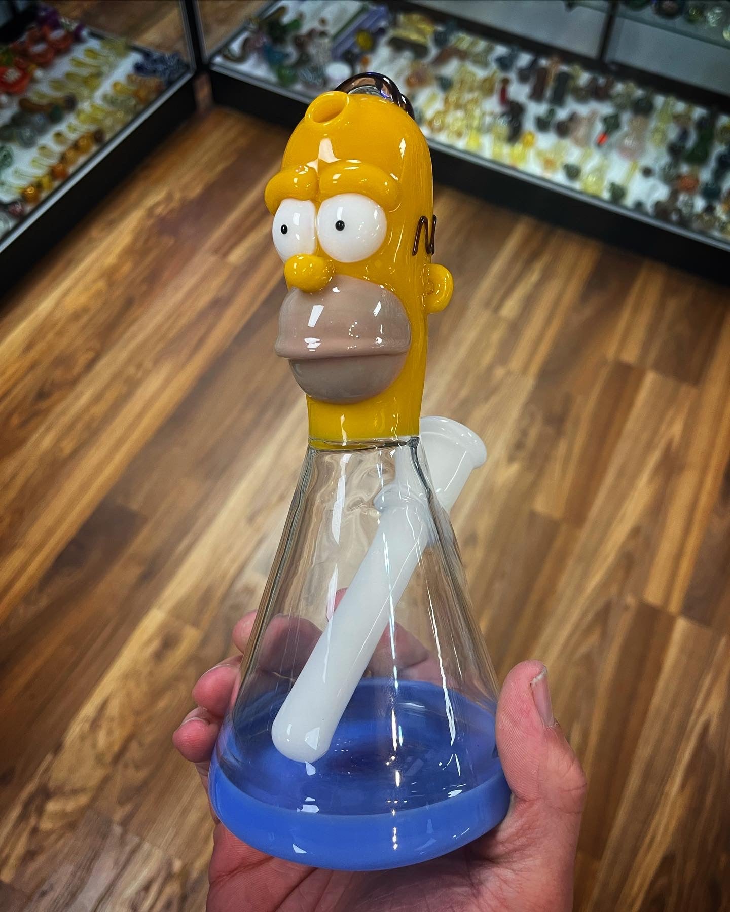 Saiyan Glass // Homer Simpson Rig – Smokers Cabinet | Rock Hill | Fort ...